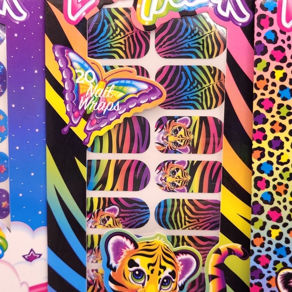 Lisa Frank Nail Wraps